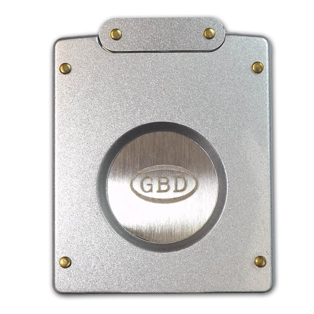 GBD Ultra Slim Cigar Cutter – Matt Silver